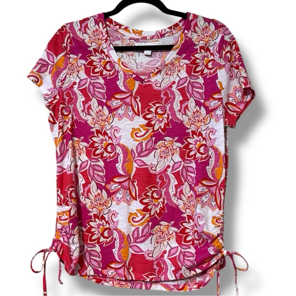 Juniper + Lime | Tops | Juniper Lime Womens Size Petite Large Side Tie ...